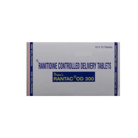Rantac Od 300mg Zantac Aciloc Rantac Ranitidine Hcl Tablet