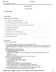 Explore IP Configuration Lab Report Troubleshooting Network Course Hero