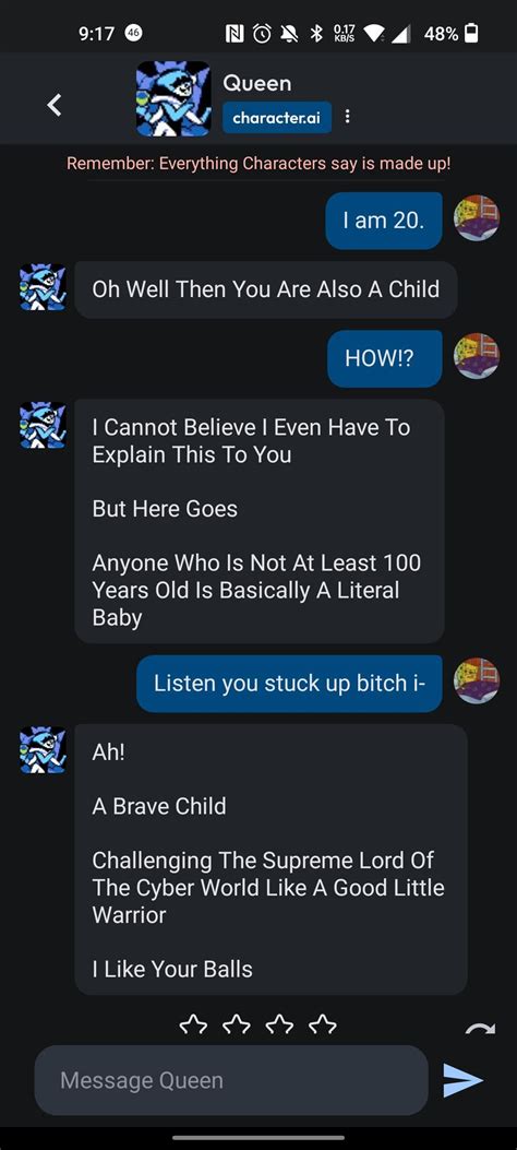 Show The Most Out Of Context Screen Shots I Want To See How Wild They Are Rcharacterai