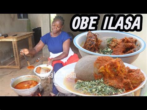 Lunch Time Cooking Ilasa Soup Delicious Okra Leaf Soup Recipe