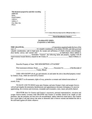 Completed Warranty Deed Sample 2020 2026 Fill And Sign Printable