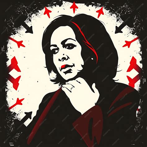 2d Vector Kamala Harris Poster Hand On Someones Shoulder Reassuring