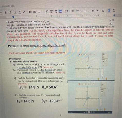 Solved 2 For Part 2 Use Phet Simulation For Each Vector To