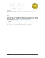 SOLUTIONS Lab 5 Assignment Pdf The University Of Michigan Electrical Engineering Computer