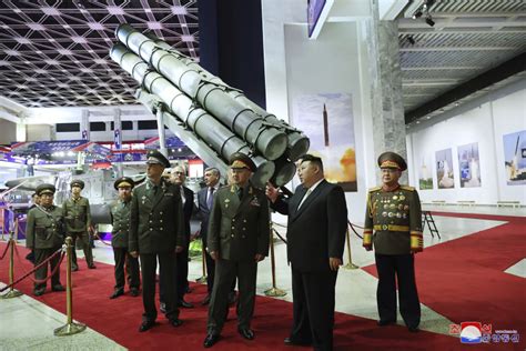 North Koreas Kim Shows Off Banned Missiles To Russian Minister