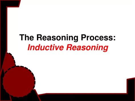 PPT The Reasoning Process Inductive Reasoning PowerPoint Presentation ID
