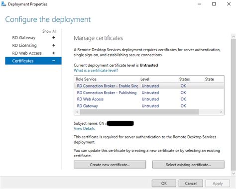 Rds Remoteapp Thin Client Certificate Issue Windows Spiceworks Community