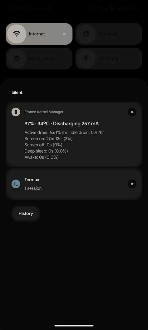 whitish qs notification text and black active tiles · issue 30