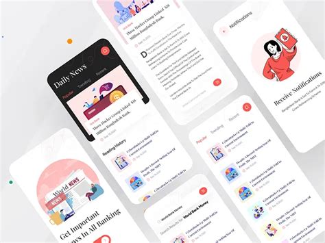 News App Ui Designs Themes Templates And Downloadable Graphic Elements On Dribbble
