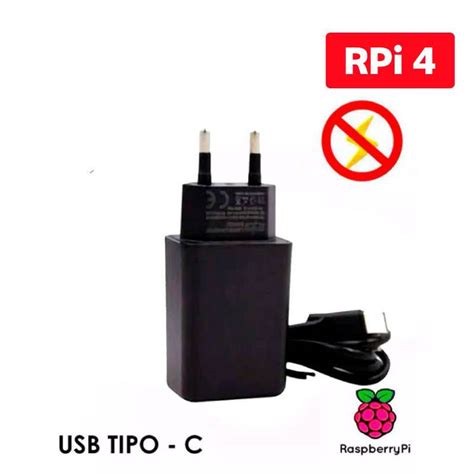 Fonte Bivolt 5 V 4 A Usb‑c Compatível Com Raspberry Pi 4 Na Nextpi