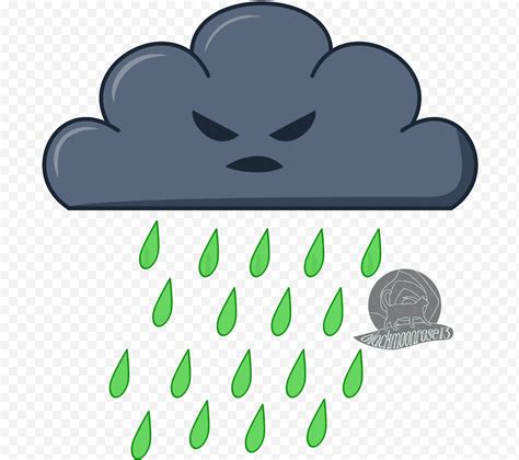 Дождевое Облако Кислотный Дождь Мультфильм Рисование Буря Падение Погода Небо Png Klipartz
