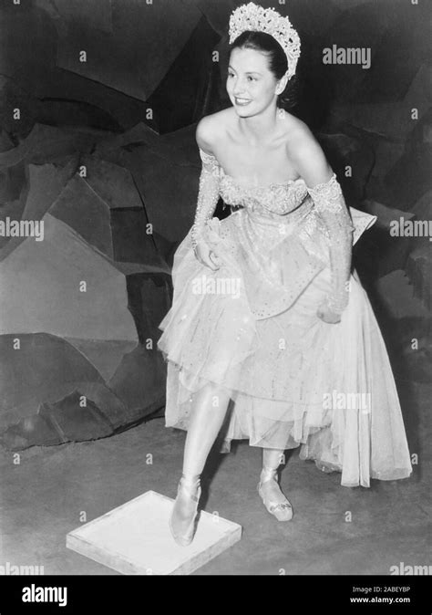 The Unfinished Dance Cyd Charisse Applying Resin To Her Dancing Shoes