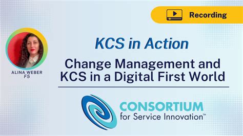 Knowledge Centered Service Kcs® Consortium For Service Innovation