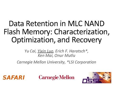 Data Retention In Mlc Nand Flash Memory Characterization