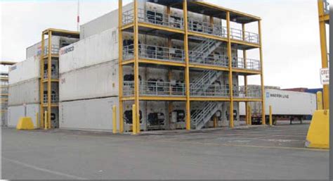 Refrigerated Container Racks Reefer Racks Zhejiang Huawu Steel