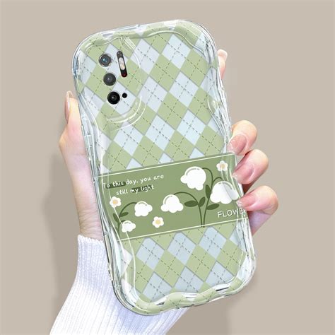 Jual Xiaomi Poco M Pro Redmi Note G Untuk Phone Case Softcase Casing Green Lily Of The