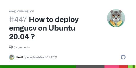 How To Deploy Emgucv On Ubuntu 2004 · Issue 447 · Emgucvemgucv