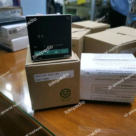 Jual Mac10d Mcf 2n Temperature Controller Shimax Original Made In Japan Jakarta Barat Sjt