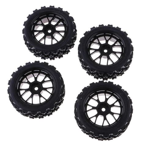 De 4 Llantas De Carreras Rc 110 De Llantas Negras Para Piezas De