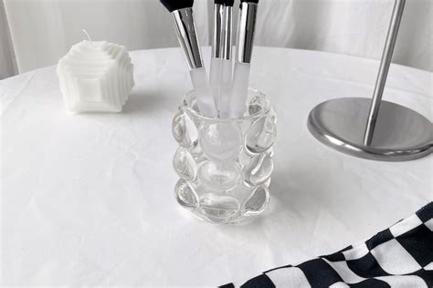 아워버셜 물방울 브러쉬 꽂이 연필 펜 펜슬 필기구 정리 통 위시버킷