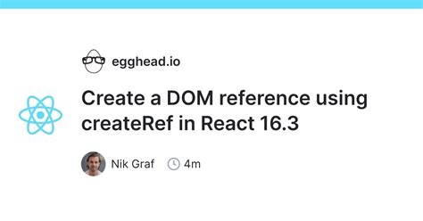 create a dom reference using createref in react 16 3