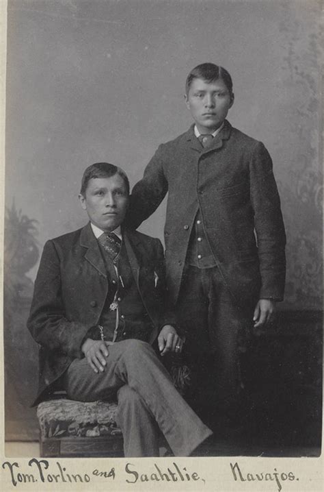 Tom Torlino And George S Watchman [version 2] C 1885 Carlisle Indian School Digital Resource