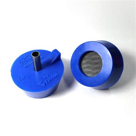 Ticon Industries Tig Aesthetics 4in Tube Silicone Purge Plug Blue