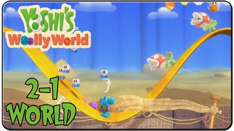Yoshis Woolly World 100 Walkthrough World 2 1 Across The Fluttering