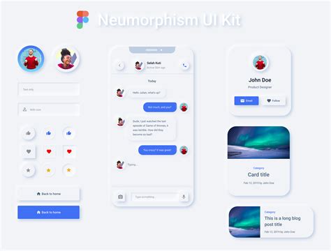 A Free Neumorphism Ui Kit Ruidesign