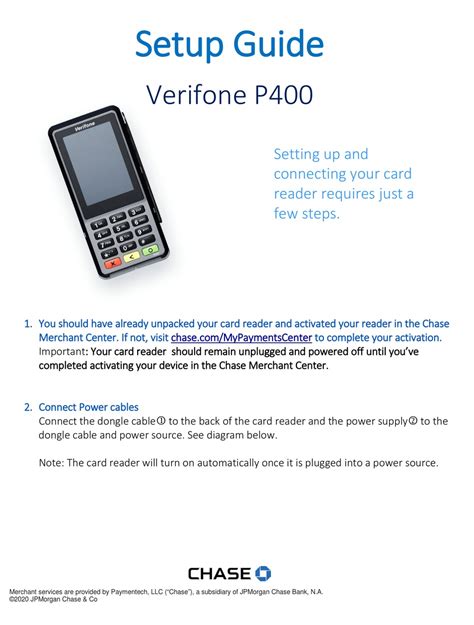 Verifone P400 Setup Manual Pdf Download Manualslib
