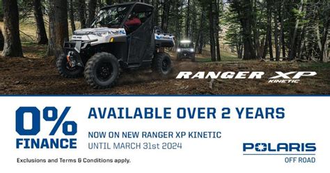 Polaris Off Road Expands 0 Finance Offer To Include All Ele