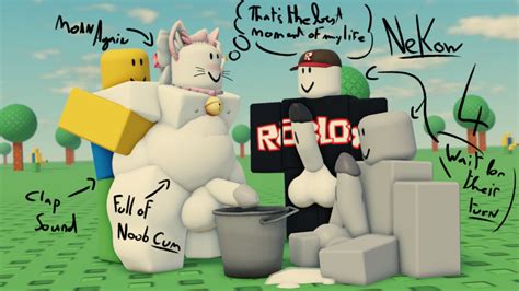 Rule 34 Cat Ears Cat Tail Gay Noob Roblox Sucking Penis Thick Legs