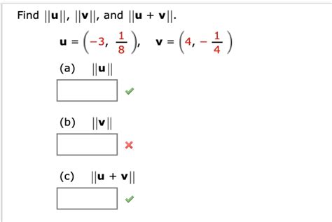 Solved Find A Unit Vector In The Direction Of U And In The Chegg Com