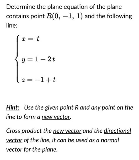 Solved Find The Shortest Distance From Point Q To The Chegg