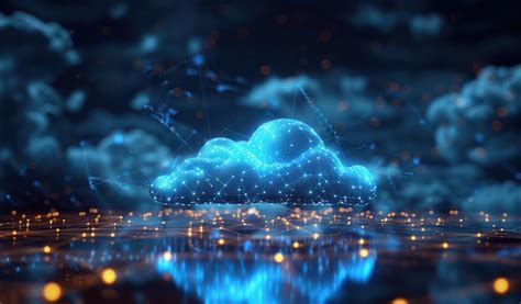 Cloud Computing Digital Transformation Premium Ai Generated Image