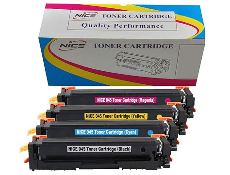 Nice 045 Black Cyanyellowmagenta Toner Cartridge Compatible With