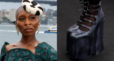 Cynthia Erivo Gives Master Class In Elegant Shoes Wearing Louboutin Hot
