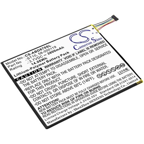 Replacement Battery For Amazon Kindle Fire Hd 10 Kindle Fire Hd 101
