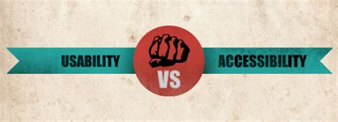 Usability Vs Accessibility Concept Dezain