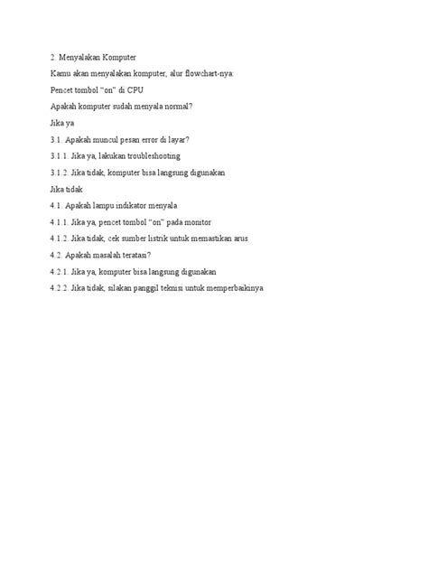 Algoritma Menyalakan Komputer Pdf Algoritma Menyalakan Komputer Pdf