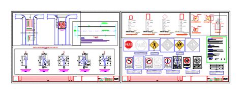 Senalizacion Basica De Proteccion Civil En Dwg 1 74 Mb Librería Cad