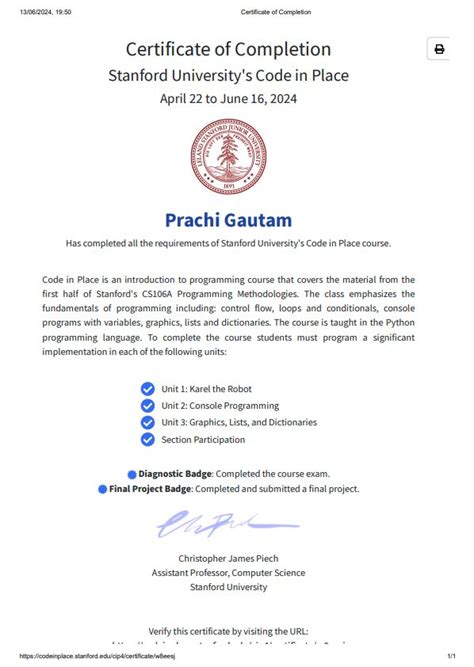 Codeinplace Stanforduniversity Cs Learncoding Computerscience