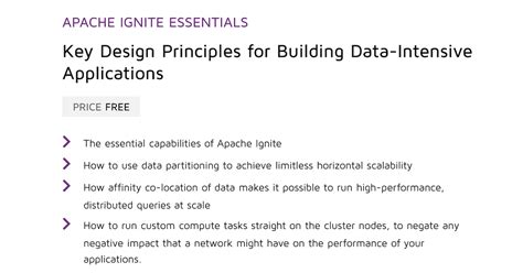 Apache Ignite 30 Essentials Key Design Principles For Building Data