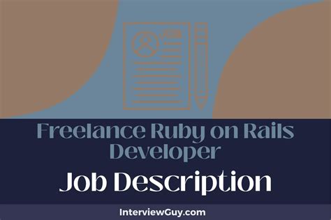 Freelance Ruby On Rails Developer Job Description Updated For 2025