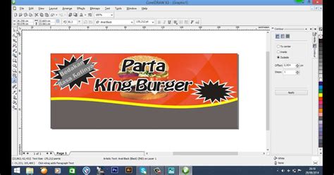 Cara Desain Spanduk Corel Draw X Pelan Pelan Desain Banner Corel Porn