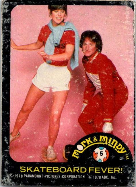 1978 Mork And Mindy Stickers 5 Skateboard Fever V51574 Hockey Card World Inc