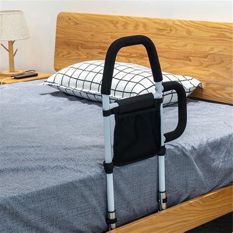 Leachoi Bed Rails For Elderly Adults Bed Assist Rail With Dual Grab