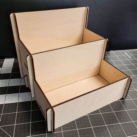 Small Step Up Display Svg Ai Laser Cut Files Instant Etsy