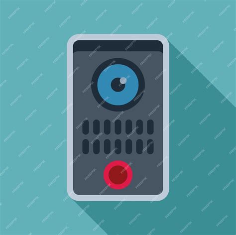 Premium Vector Modern Intercom System Providing Enhanced Security And
