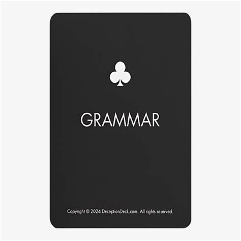 Deception Deck 52 Flash Cards For Lie Detection